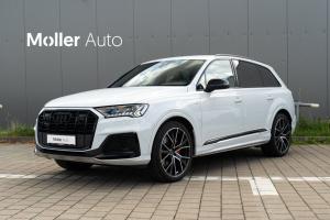 Balts Audi Q7 2022 Viļņa, ar dzinēja tilpumu 3.00 L un nobraukumu 43 tūkst. km par 55000 €, foto  vietnē AUTOMOTO.COM.LV