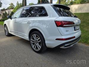 White Audi Q7 2023 in Riga, with an engine capacity of 3.00 L and mileage of 74 thousand km for 49000 €, photo 3 on AUTOMOTO.COM.LV