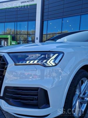 White Audi Q7 2023 in Riga, with an engine capacity of 3.00 L and mileage of 110 thousand km for 49900 €, photo 13 on AUTOMOTO.COM.LV
