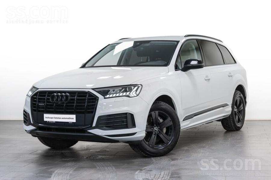 Balts Audi Q7 2023 Rīga, ar dzinēja tilpumu 3.00 L un nobraukumu 83 tūkst. km par 51900 €, foto 1 vietnē AUTOMOTO.COM.LV