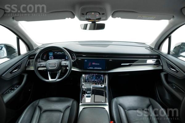 Balts Audi Q7 2023 Rīga, ar dzinēja tilpumu 3.00 L un nobraukumu 83 tūkst. km par 51900 €, foto 4 vietnē AUTOMOTO.COM.LV
