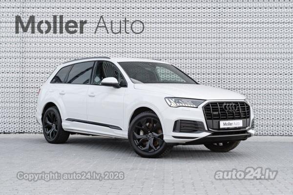 White Audi Q7 2023 in Riga, with an engine capacity of 3.00 L and mileage of 117 thousand km for 48650 €, photo 2 on AUTOMOTO.COM.LV