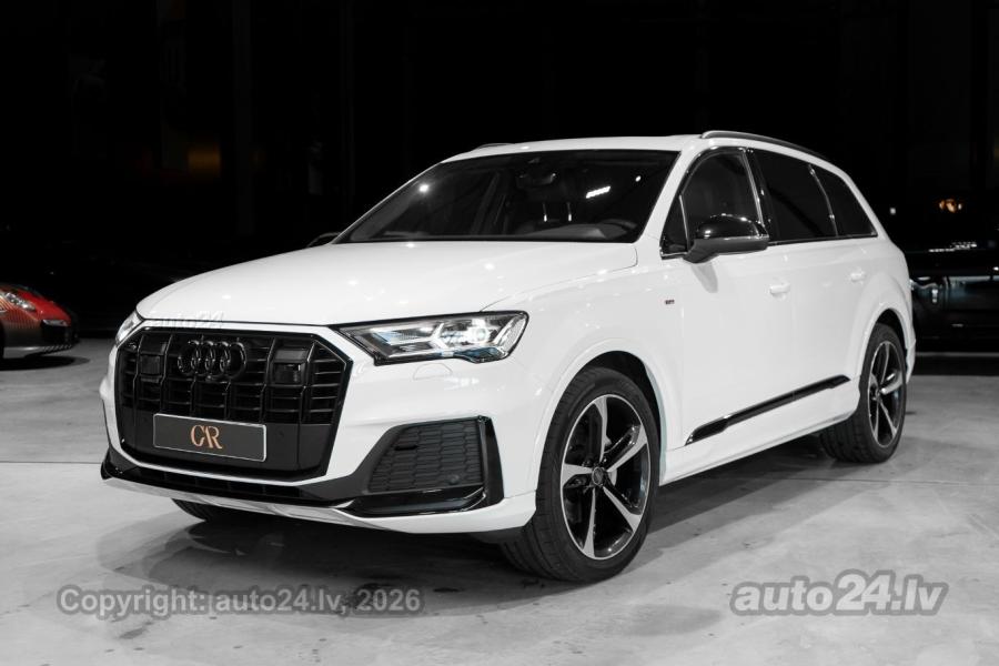 Белый Ауди Ку 7 2023 в Рига, объемом двигателя 3.00 л и пробегом 60 тыс. км за 50000 €, фото 1 на AUTOMOTO.COM.LV