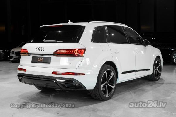Balts Audi Q7 2023 Rīga, ar dzinēja tilpumu 3.00 L un nobraukumu 60 tūkst. km par 50000 €, foto 4 vietnē AUTOMOTO.COM.LV