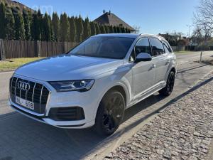 White Audi Q7 2023 in Riga, with an engine capacity of 3.00 L and mileage of 48 thousand km for 47000 €, photo 9 on AUTOMOTO.COM.LV