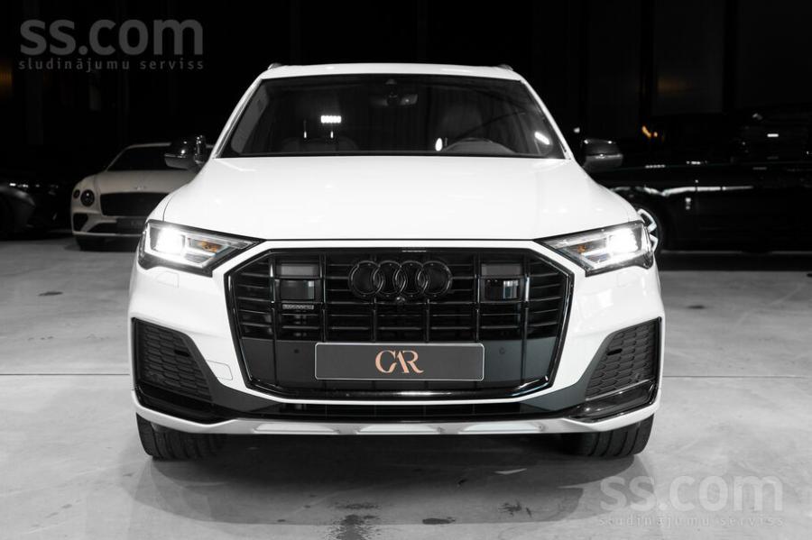 White Audi Q7 2023 in Riga, with an engine capacity of 3.00 L and mileage of 60 thousand km for 50000 €, photo 3 on AUTOMOTO.COM.LV
