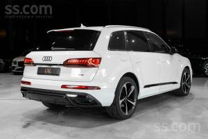 White Audi Q7 2023 in Riga, with an engine capacity of 3.00 L and mileage of 60 thousand km for 50000 €, photo 5 on AUTOMOTO.COM.LV
