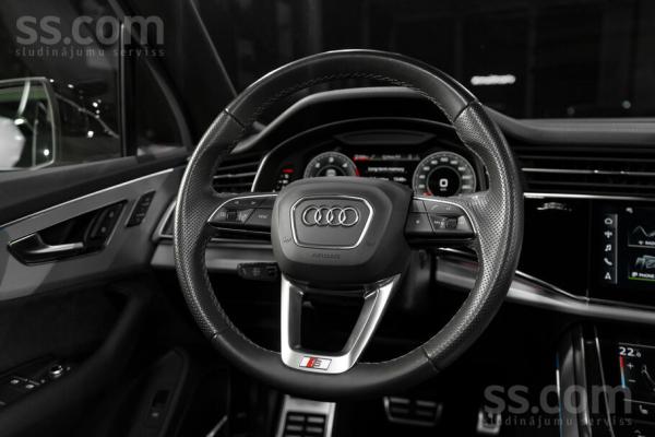 White Audi Q7 2023 in Riga, with an engine capacity of 3.00 L and mileage of 60 thousand km for 50000 €, photo 8 on AUTOMOTO.COM.LV