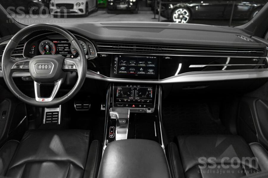 White Audi Q7 2023 in Riga, with an engine capacity of 3.00 L and mileage of 60 thousand km for 50000 €, photo 10 on AUTOMOTO.COM.LV