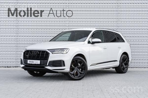 White Audi Q7 2023 in Riga, with an engine capacity of 3.00 L and mileage of 117 thousand km for 45900 €, photo 1 on AUTOMOTO.COM.LV