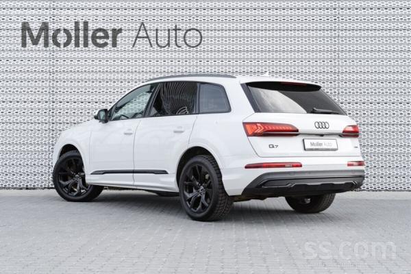 White Audi Q7 2023 in Riga, with an engine capacity of 3.00 L and mileage of 117 thousand km for 45900 €, photo 3 on AUTOMOTO.COM.LV
