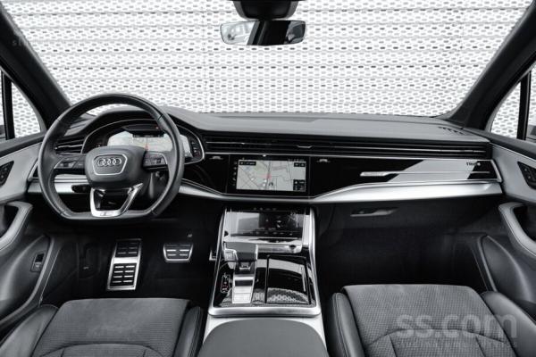 White Audi Q7 2023 in Riga, with an engine capacity of 3.00 L and mileage of 117 thousand km for 45900 €, photo 6 on AUTOMOTO.COM.LV