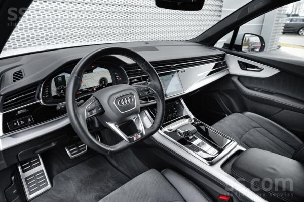 White Audi Q7 2023 in Riga, with an engine capacity of 3.00 L and mileage of 117 thousand km for 45900 €, photo 10 on AUTOMOTO.COM.LV