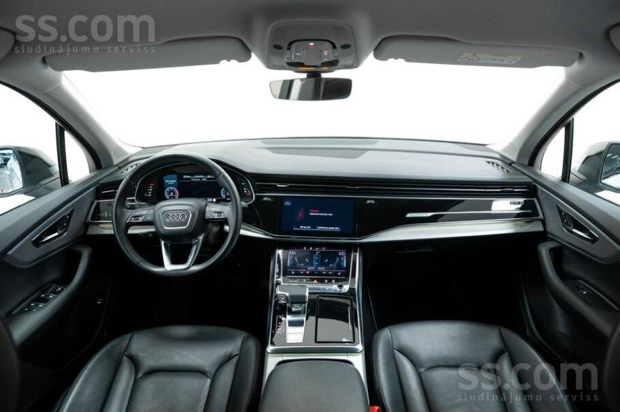Balts Audi Q7 2023 Rīga, ar dzinēja tilpumu 3.00 L un nobraukumu 83 tūkst. km par 45500 €, foto 5 vietnē AUTOMOTO.COM.LV