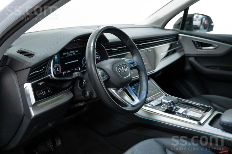 Balts Audi Q7 2023 Rīga, ar dzinēja tilpumu 3.00 L un nobraukumu 83 tūkst. km par 45500 €, foto 10 vietnē AUTOMOTO.COM.LV