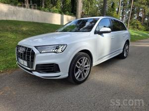 Белый Ауди Ку 7 2023 в Рига, объемом двигателя 3.00 л и пробегом 85 тыс. км за 45500 €, фото  на AUTOMOTO.COM.LV