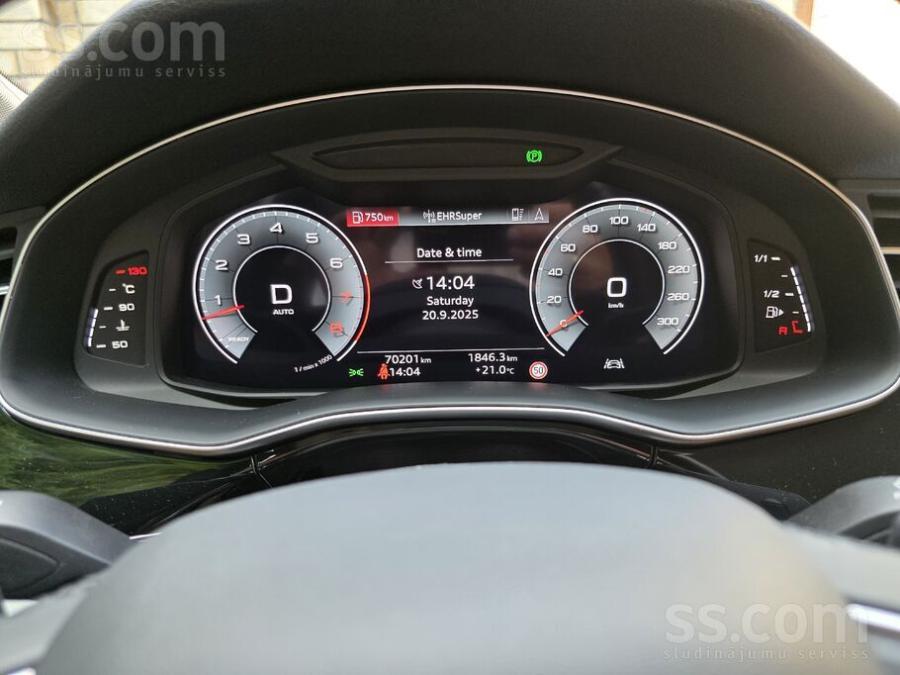 Белый Ауди Ку 7 2023 в Рига, объемом двигателя 3.00 л и пробегом 85 тыс. км за 45500 €, фото 6 на AUTOMOTO.COM.LV