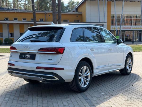 White Audi Q7 2023 in Riga, with an engine capacity of 3.00 L and mileage of 87 thousand km for 45000 €, photo 3 on AUTOMOTO.COM.LV
