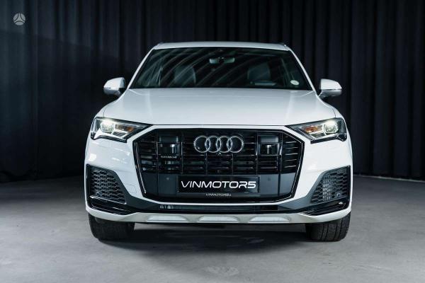 Balts Audi Q7 2023 Viļņa, ar dzinēja tilpumu 3.00 L un nobraukumu 3 tūkst. km par 48999 €, foto 2 vietnē AUTOMOTO.COM.LV