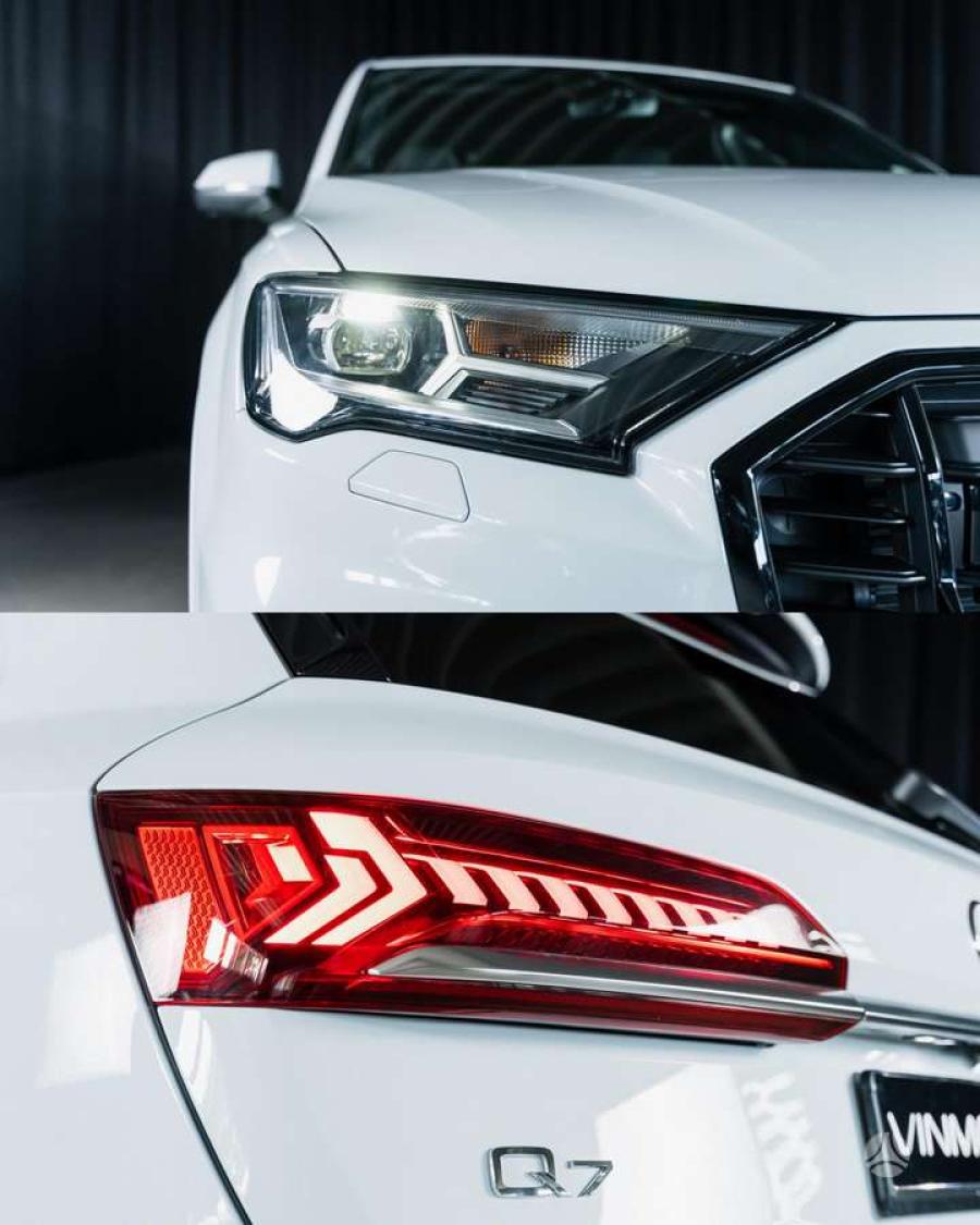 Balts Audi Q7 2023 Viļņa, ar dzinēja tilpumu 3.00 L un nobraukumu 3 tūkst. km par 48999 €, foto 9 vietnē AUTOMOTO.COM.LV