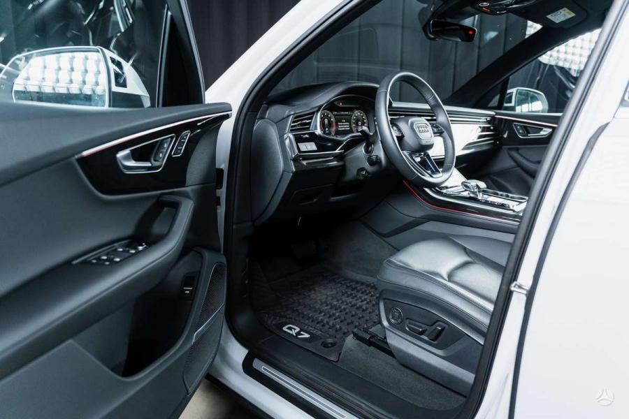 Balts Audi Q7 2023 Viļņa, ar dzinēja tilpumu 3.00 L un nobraukumu 3 tūkst. km par 48999 €, foto 15 vietnē AUTOMOTO.COM.LV