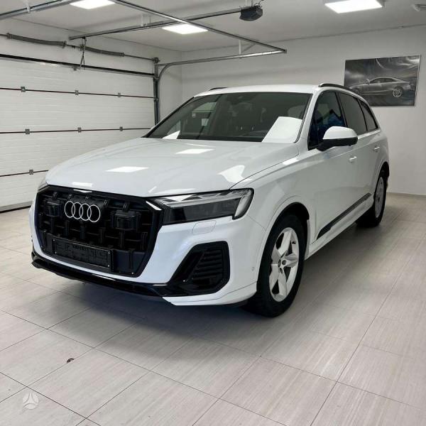 Balts Audi Q7 2025 Raseiniai, ar dzinēja tilpumu 2.97 L un nobraukumu 11 tūkst. km par 57500 €, foto 1 vietnē AUTOMOTO.COM.LV