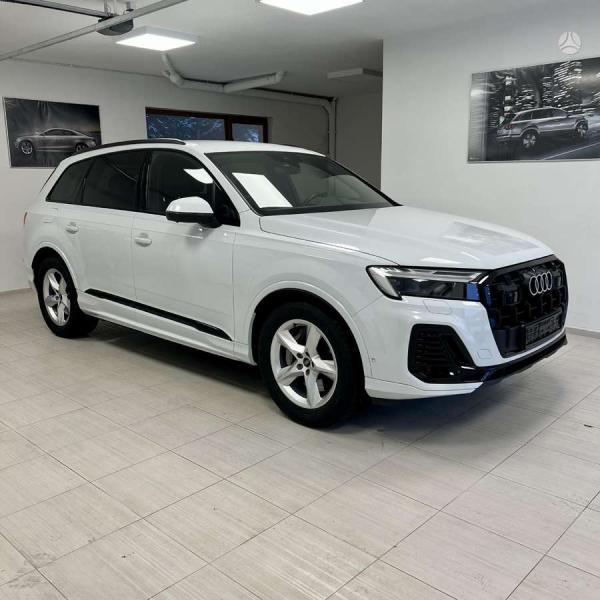 Balts Audi Q7 2025 Raseiniai, ar dzinēja tilpumu 2.97 L un nobraukumu 11 tūkst. km par 57500 €, foto 2 vietnē AUTOMOTO.COM.LV