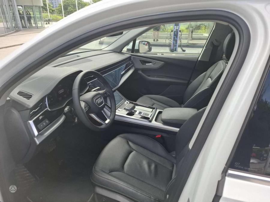 Balts Audi Q7 2025 Viļņa, ar dzinēja tilpumu 3.00 L un nobraukumu 10 tūkst. km par 59000 €, foto 7 vietnē AUTOMOTO.COM.LV