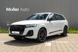 White Audi Q7 2026 in Vilnius, with an engine capacity of 3.00 L and mileage of 1000 thousand km for 84900 €, photo  on AUTOMOTO.COM.LV