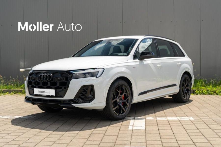 White Audi Q7 2026 in Vilnius, with an engine capacity of 3.00 L and mileage of 1000 thousand km for 84900 €, photo 1 on AUTOMOTO.COM.LV