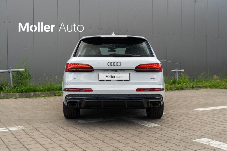 White Audi Q7 2026 in Vilnius, with an engine capacity of 3.00 L and mileage of 1000 thousand km for 84900 €, photo 6 on AUTOMOTO.COM.LV