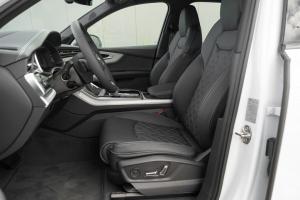 White Audi Q7 2026 in Vilnius, with an engine capacity of 3.00 L and mileage of 1000 thousand km for 84900 €, photo 9 on AUTOMOTO.COM.LV