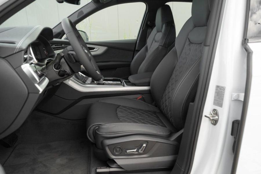 White Audi Q7 2026 in Vilnius, with an engine capacity of 3.00 L and mileage of 1000 thousand km for 84900 €, photo 9 on AUTOMOTO.COM.LV