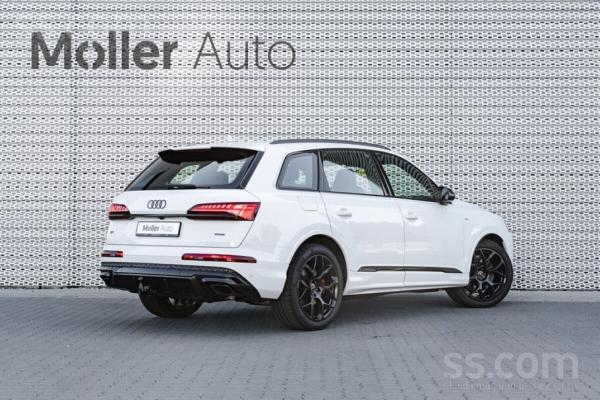 White Audi Q7 2026 in Riga, with an engine capacity of 3.00 L and mileage of 0 thousand km for 79900 €, photo 4 on AUTOMOTO.COM.LV