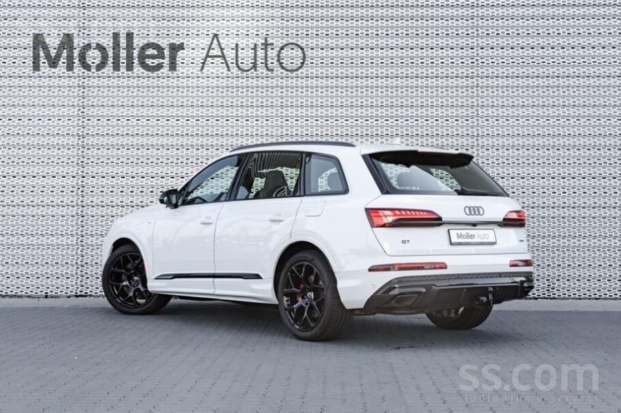 White Audi Q7 2026 in Riga, with an engine capacity of 3.00 L and mileage of 0 thousand km for 79900 €, photo 4 on AUTOMOTO.COM.LV