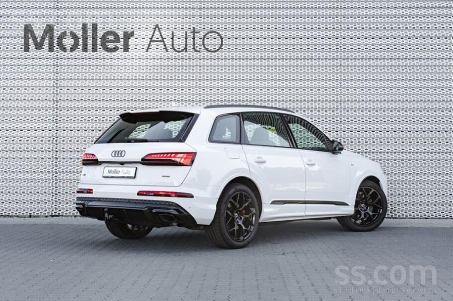 White Audi Q7 2026 in Riga, with an engine capacity of 3.00 L and mileage of 0 thousand km for 79900 €, photo 5 on AUTOMOTO.COM.LV