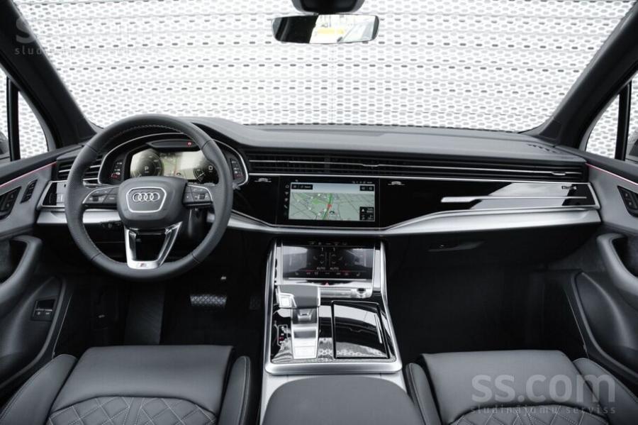 White Audi Q7 2026 in Riga, with an engine capacity of 3.00 L and mileage of 0 thousand km for 79900 €, photo 8 on AUTOMOTO.COM.LV