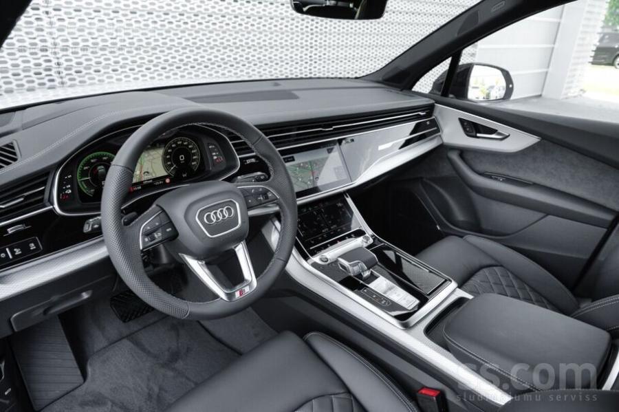 White Audi Q7 2026 in Riga, with an engine capacity of 3.00 L and mileage of 0 thousand km for 79900 €, photo 13 on AUTOMOTO.COM.LV