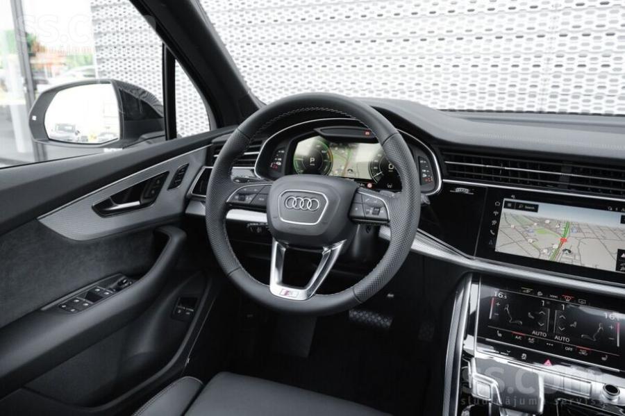 White Audi Q7 2026 in Riga, with an engine capacity of 3.00 L and mileage of 0 thousand km for 79900 €, photo 14 on AUTOMOTO.COM.LV