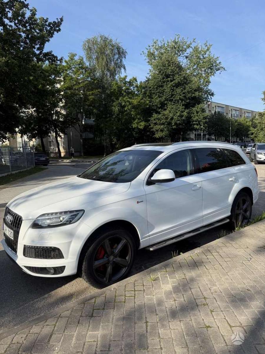 Balts Audi Q7 2012 Šauļi, ar dzinēja tilpumu 3.00 L un nobraukumu 162 tūkst. km par 9700 €, foto 1 vietnē AUTOMOTO.COM.LV