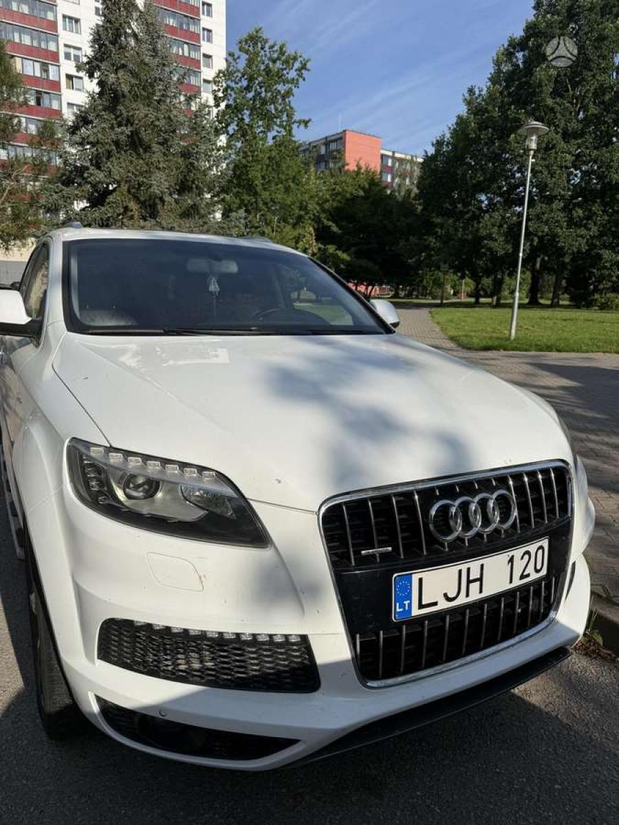 Balts Audi Q7 2012 Šauļi, ar dzinēja tilpumu 3.00 L un nobraukumu 162 tūkst. km par 9700 €, foto 3 vietnē AUTOMOTO.COM.LV