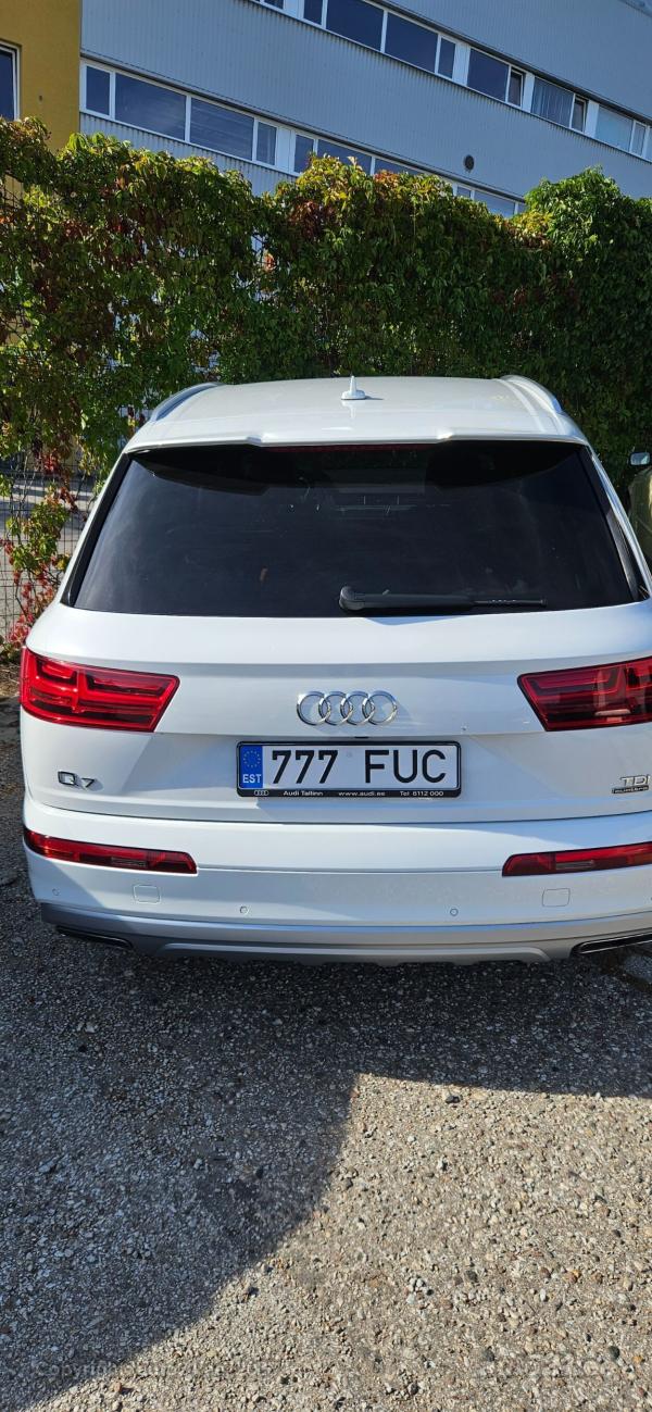 White Audi Q7 2015 in Tallinn, with an engine capacity of 3.00 L and mileage of 310 thousand km for 215 €, photo 3 on AUTOMOTO.COM.LV