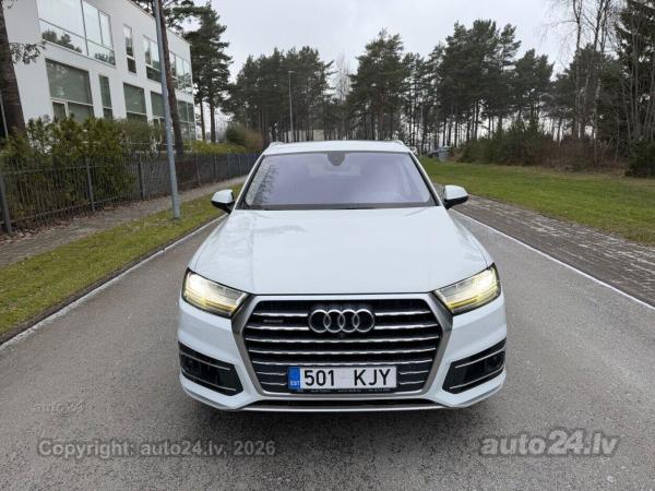White Audi Q7 2016 in Tallinn, with an engine capacity of 3.00 L and mileage of 298 thousand km for 22300 €, photo 8 on AUTOMOTO.COM.LV