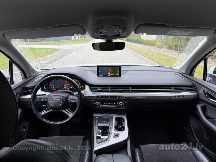 White Audi Q7 2016 in Tallinn, with an engine capacity of 3.00 L and mileage of 298 thousand km for 22300 €, photo 9 on AUTOMOTO.COM.LV