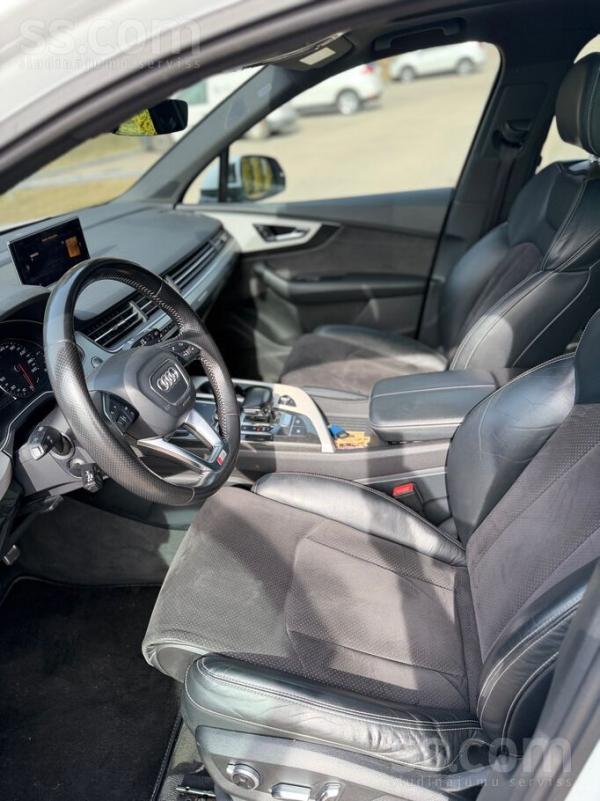 Balts Audi Q7 2016 Rīga, ar dzinēja tilpumu 3.00 L un nobraukumu 318 tūkst. km par 20300 €, foto 4 vietnē AUTOMOTO.COM.LV