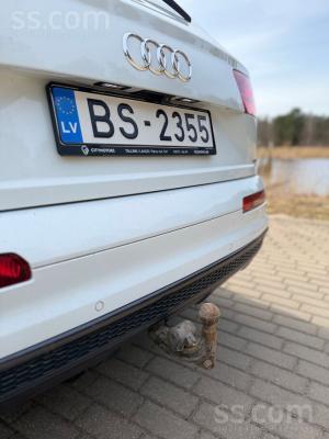 White Audi Q7 2016 in Riga, with an engine capacity of 3.00 L and mileage of 318 thousand km for 20300 €, photo 19 on AUTOMOTO.COM.LV