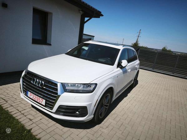 White Audi Q7 2017 in Klaipeda, with an engine capacity of 3.00 L and mileage of 173 thousand km for 21500 €, photo 3 on AUTOMOTO.COM.LV