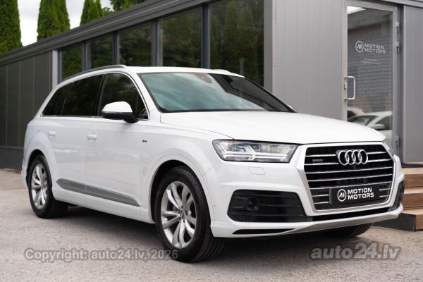 White Audi Q7 2018 in Tallinn, with an engine capacity of 3.00 L and mileage of 189 thousand km for 31890 €, photo 1 on AUTOMOTO.COM.LV