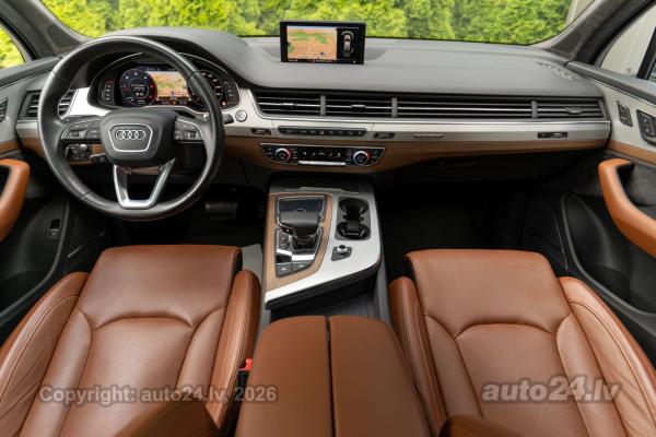 White Audi Q7 2018 in Tallinn, with an engine capacity of 3.00 L and mileage of 189 thousand km for 31890 €, photo 8 on AUTOMOTO.COM.LV