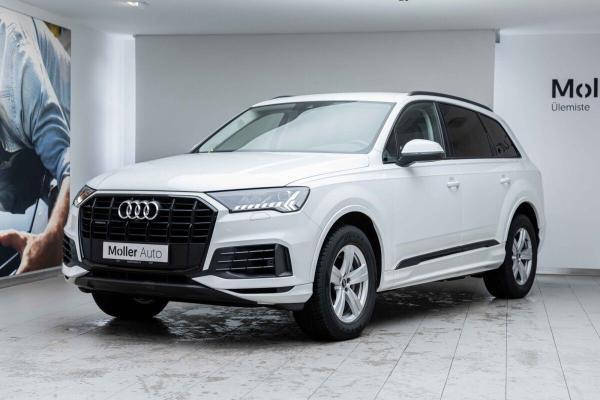 Balts Audi Q7 2020 Peetri, ar dzinēja tilpumu 3.00 L un nobraukumu 134 tūkst. km par 42750 €, foto 1 vietnē AUTOMOTO.COM.LV